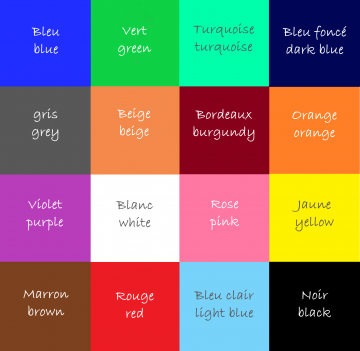 Les couleurs (colors) - Matt French Tutor